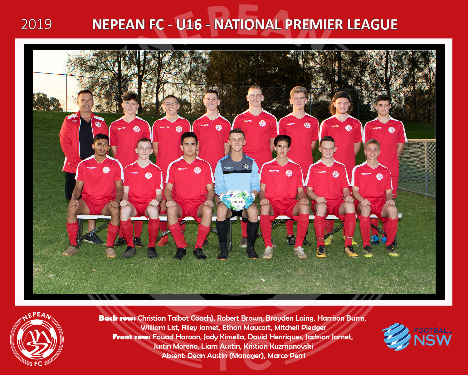 Boy's Youth - Nepean Football Club